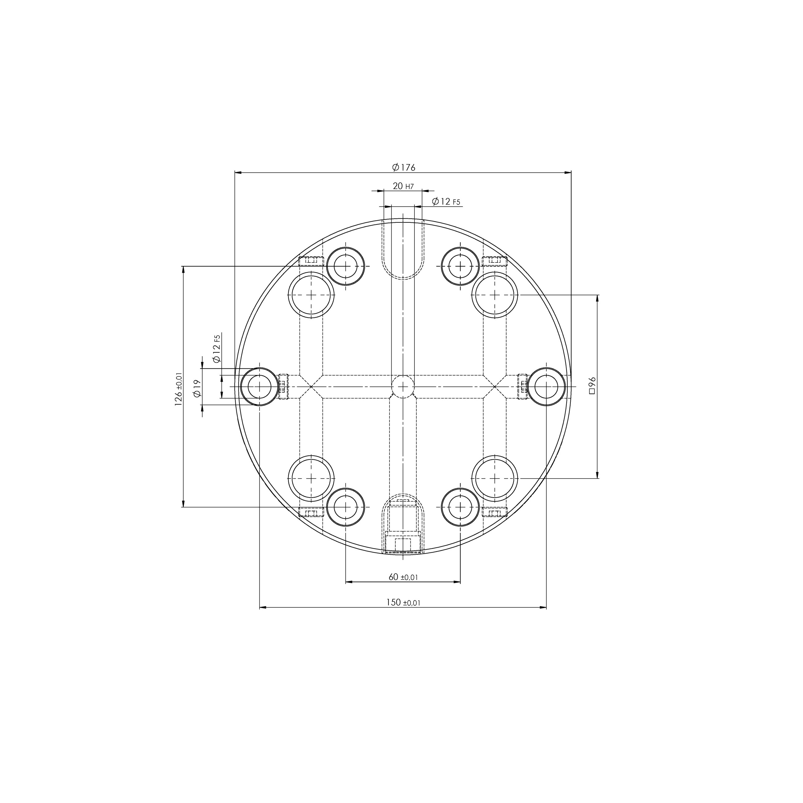 45800: Quick•Point® Round Plate | LANG Technik USA
